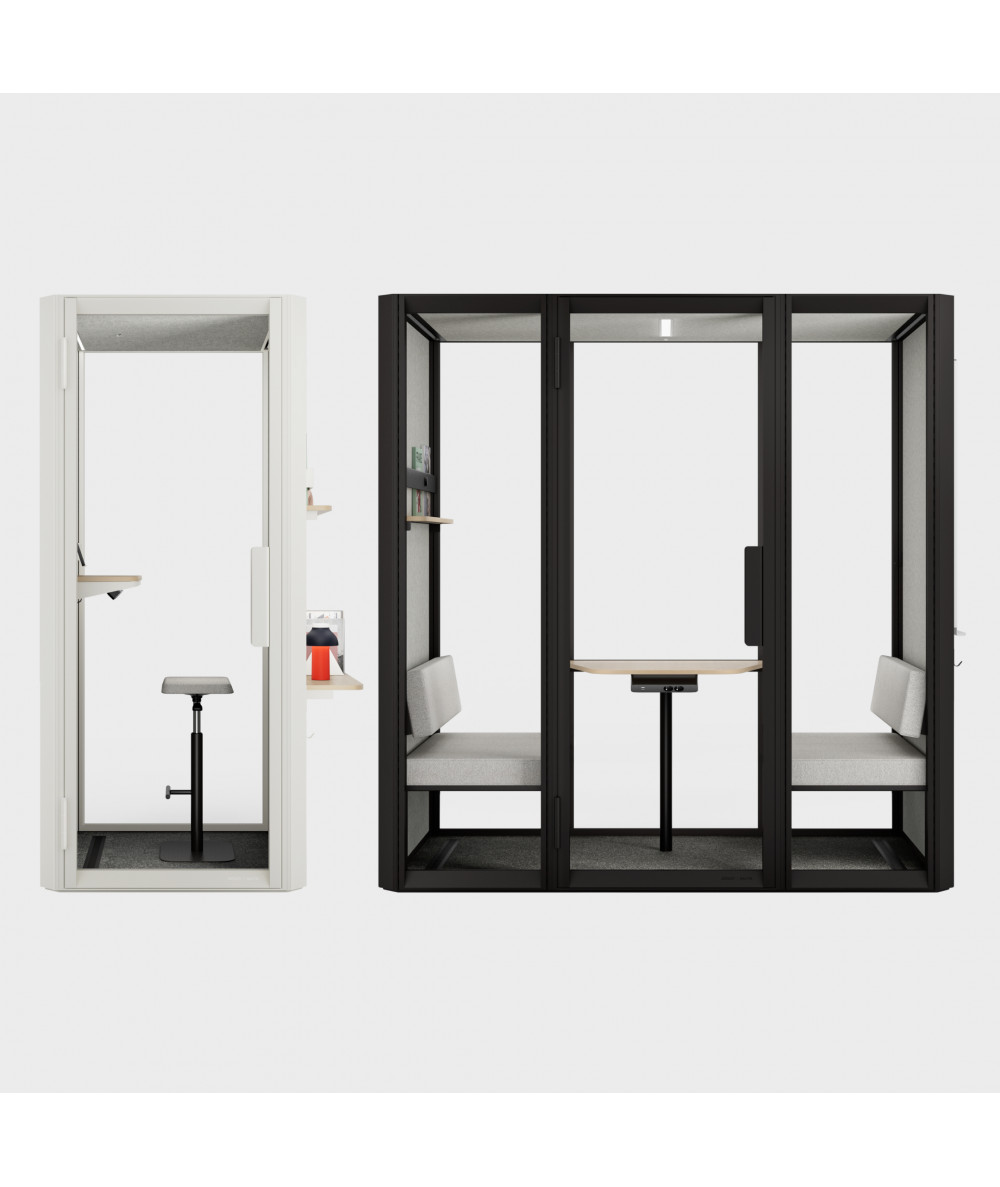 Budka akustyczna Mute Jetson S1 biała 1-osobowa